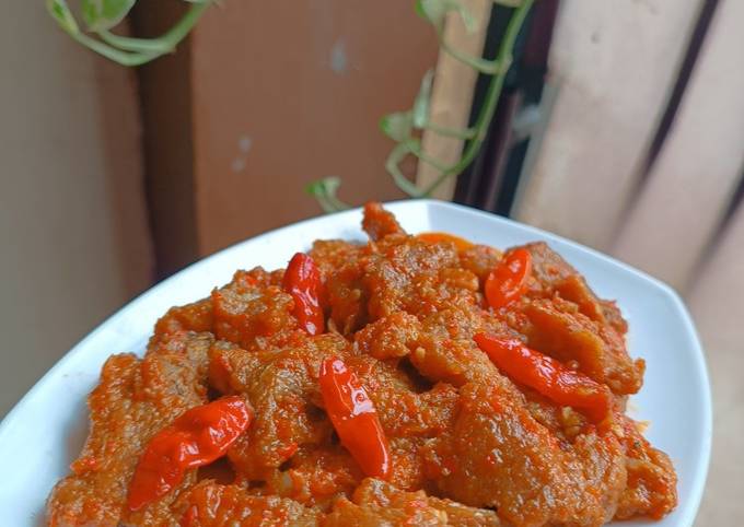 Resep Oseng Mercon Daging Sapi oleh Rensi Lestari - Cookpad
