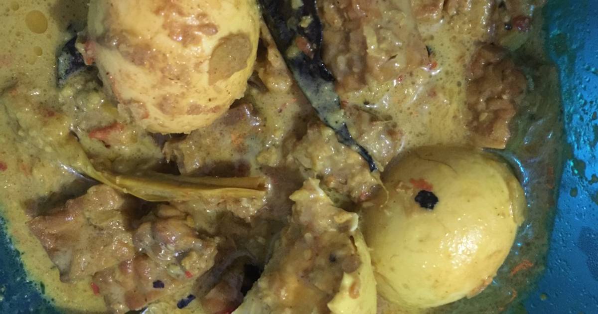 Resep Gulai Telur Tempe oleh Mommy Rora - Cookpad