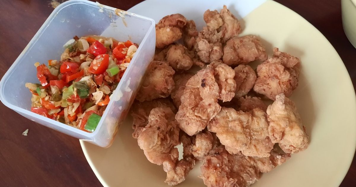 Resep Chicken Popcorn Cabe Garam oleh Monica Intan - Cookpad