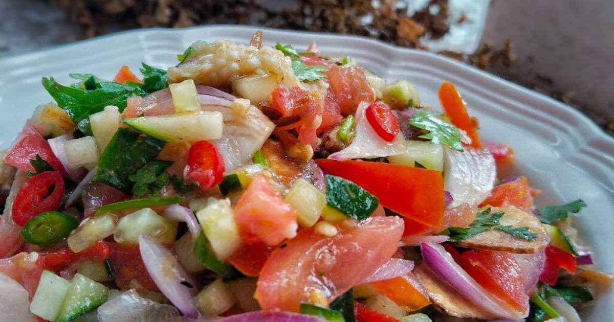 Resipi Kerabu terung oleh Ziana Chesaad - Cookpad