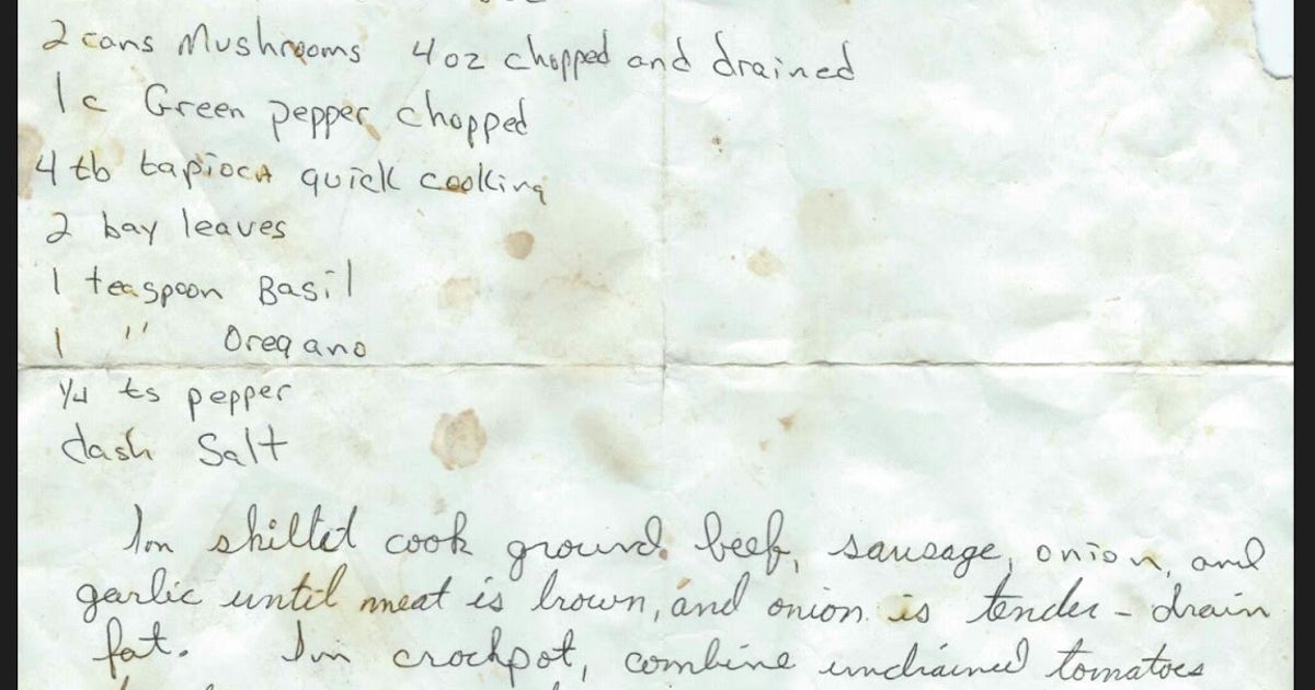 Midwestern Crockpot Spaghetti Sauce Recipe By Schultzisaiah
