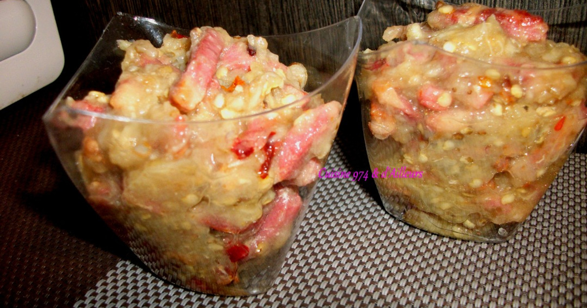 Bringelle (Aubergine) Grillée Aux Lardons Fumes de La Cuisine ...