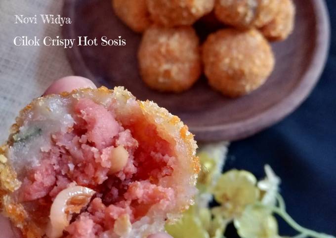 Resep Cilok crispy Sosis pedas oleh novi Widya - Cookpad