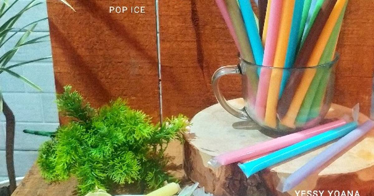 Resep Es pensil pop ice oleh yessy yoana - Cookpad
