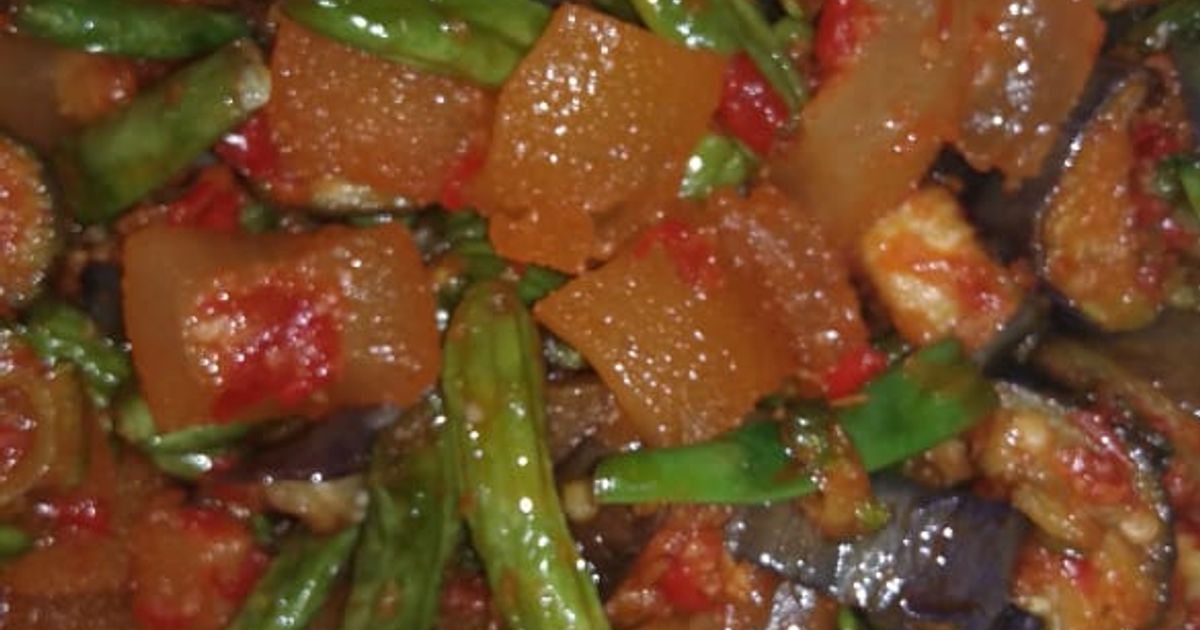Resep Sayur Goreng Cecek Balado oleh MamaSyifa - Cookpad