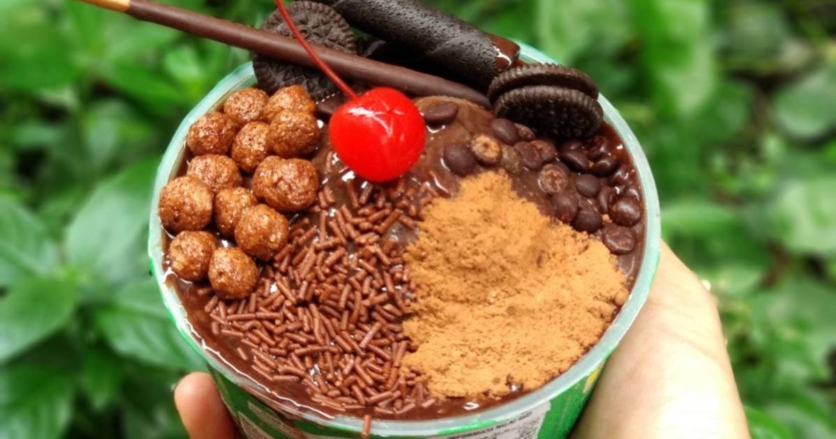 Resep Es Milo Kepal Kekinian oleh Rulya Salsabela - Cookpad