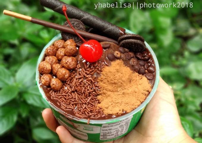 Resep Es Milo Kepal Kekinian oleh Rulya Salsabela - Cookpad