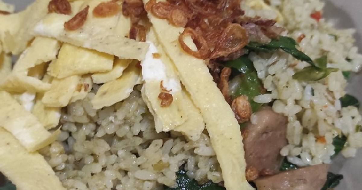 Resep Nasi Goreng Ijo oleh dyas pramandani - Cookpad