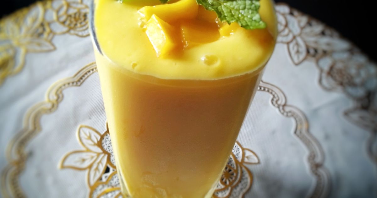 Mango Lassi. Recipe by Anitha (Annie) - Cookpad