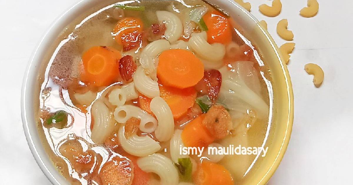 Resep Sup Makaroni oleh Ismy Maulidasary - Cookpad