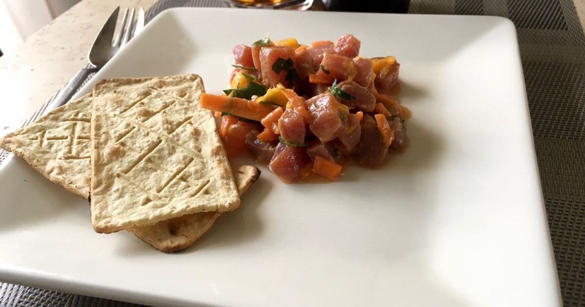 Ceviche De Atún Tropical Receta de Ana Xo- Cookpad