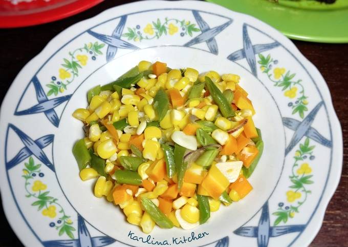 Resep Cah Wortel Buncis Jagung oleh Karlina.Kitchen - Cookpad