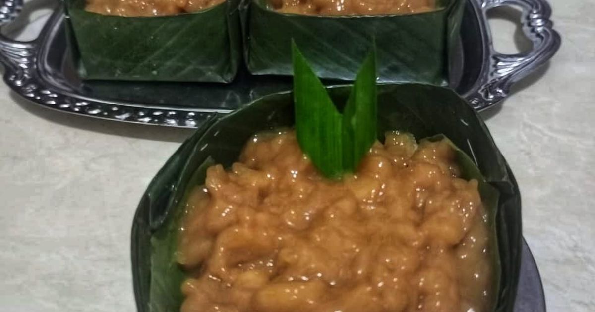 Resep Bubur Ba Ayak/Bubur Saring (Kalsel) Versi Takir Bujur Sangkar ...