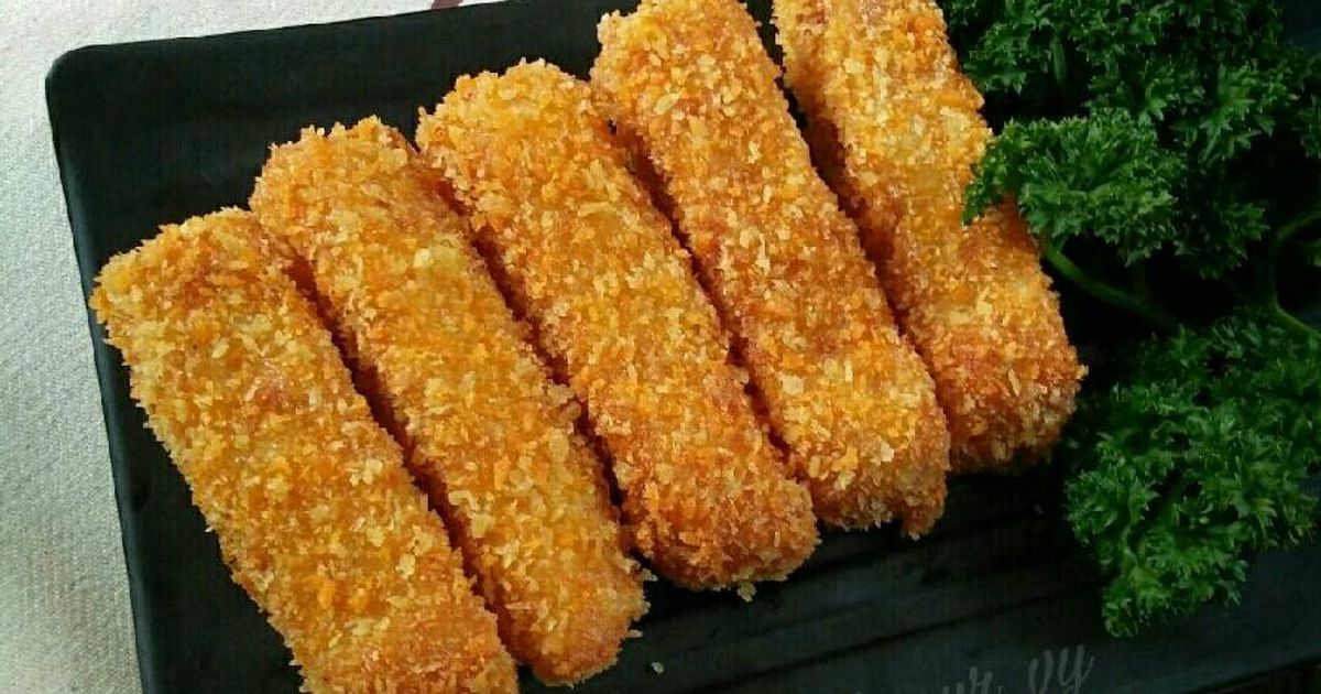 Resep nugget chiken stik rumahan enak dan mudah - Cookpad