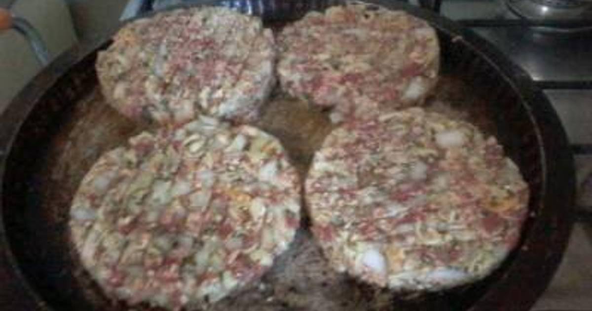 Hamburguesas caseras Receta de Laura Buffa de Berttucci- Cookpad