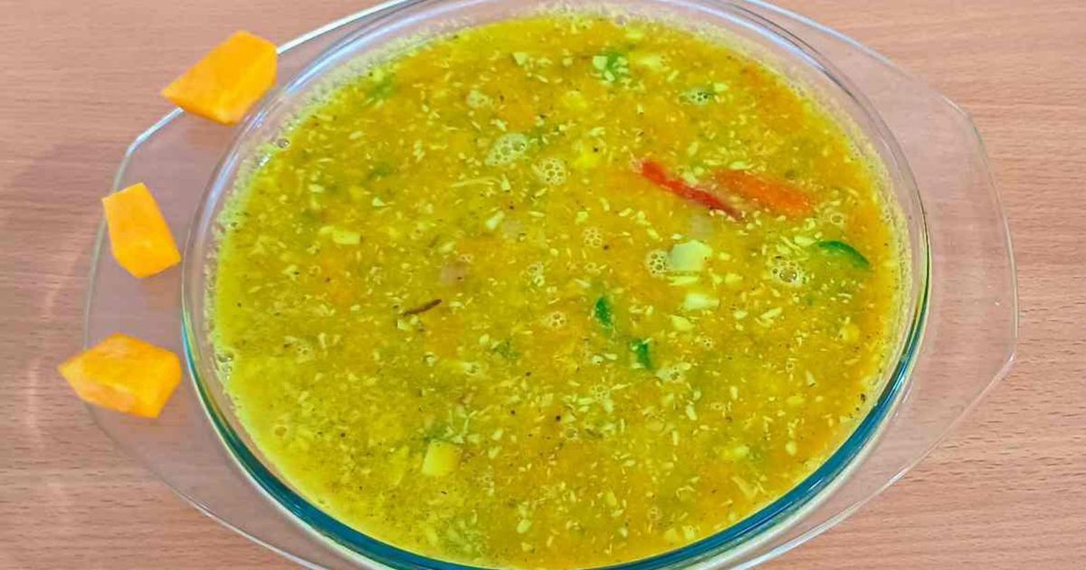Golden Pumpkin Erissery Recipe by Krishna Dholakia - Cookpad