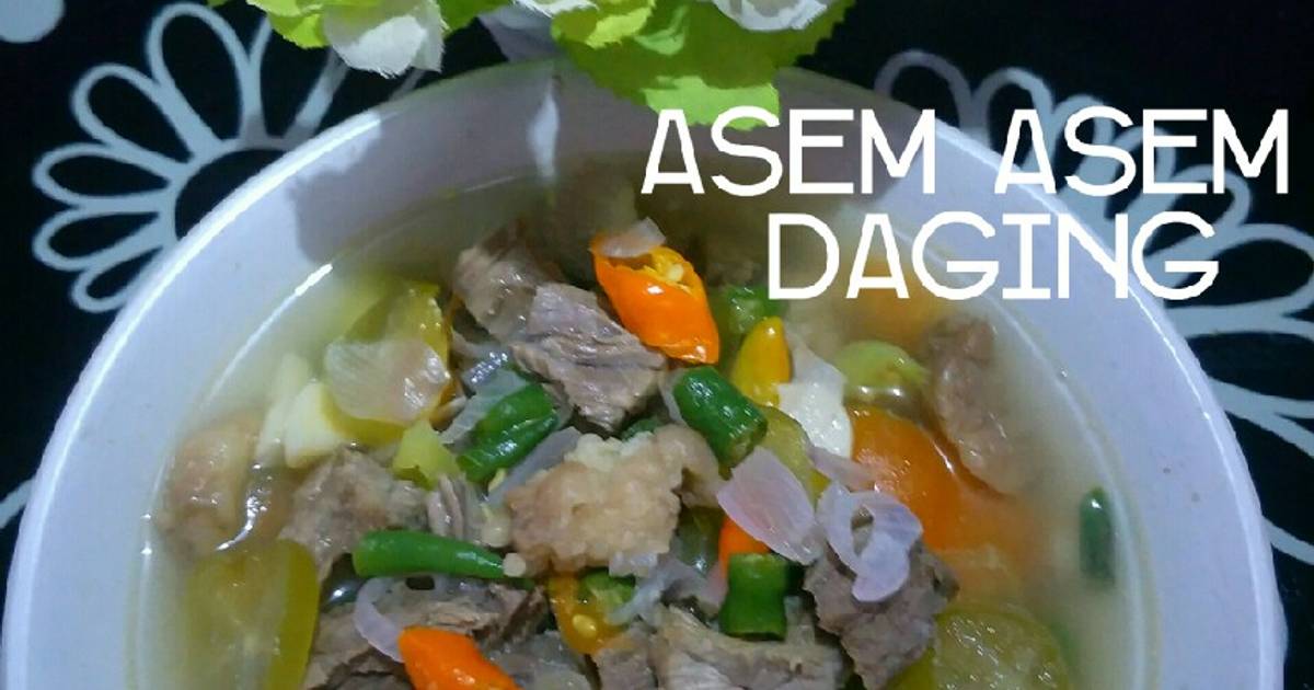 1.658 resep asem-asem daging enak dan sederhana ala rumahan - Cookpad