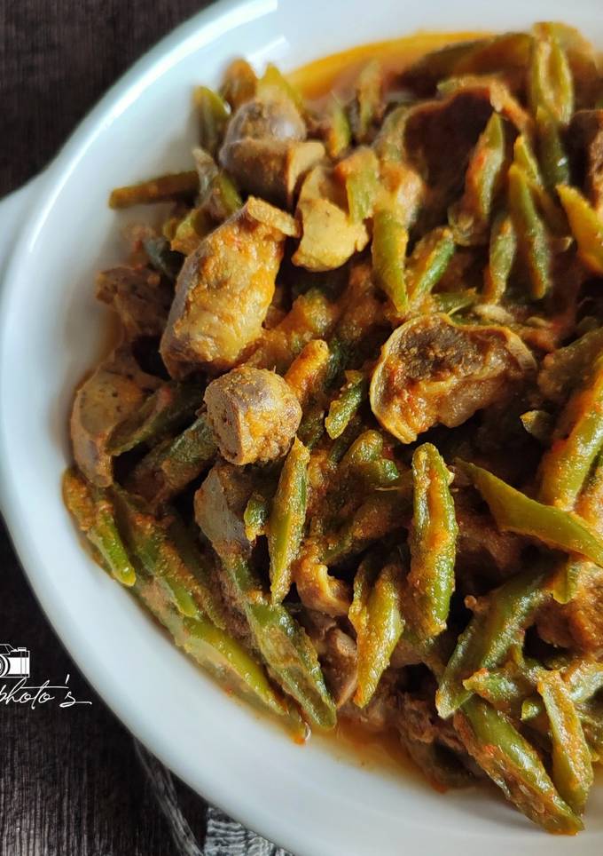 Resep Sambal (Rendang) Buncis Ampela Ati Khas Palembang oleh Nuniek ...