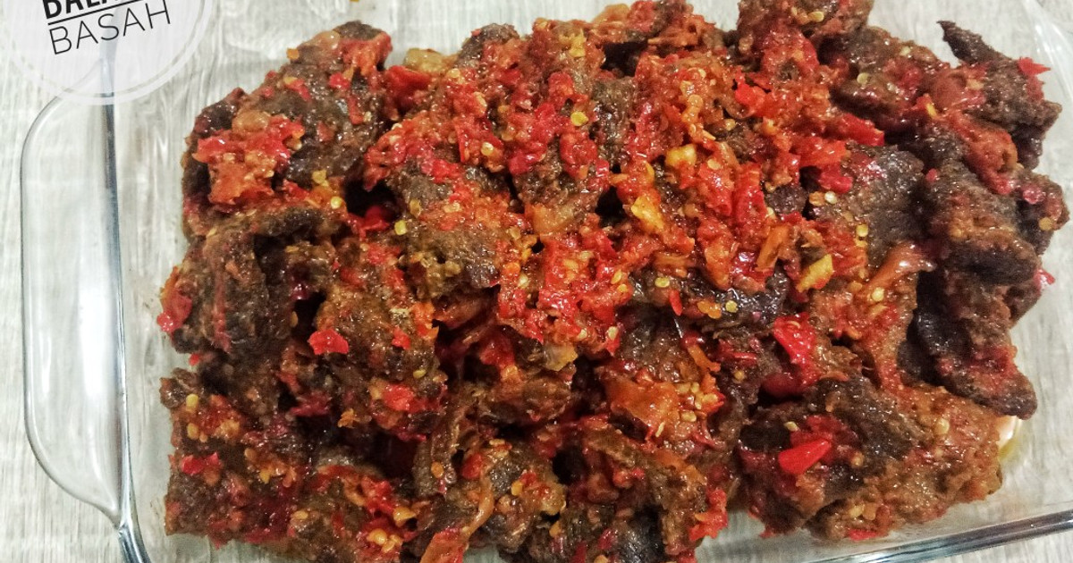 Resep Dendeng Balado Basah oleh Dapur Umma - Cookpad