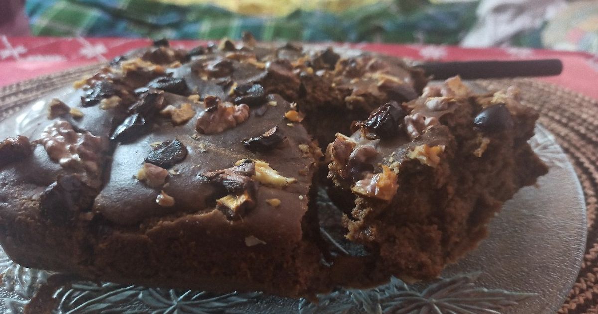 Eggless Date And Walnut Cake Recipe by Manika Dargan - Cookpad