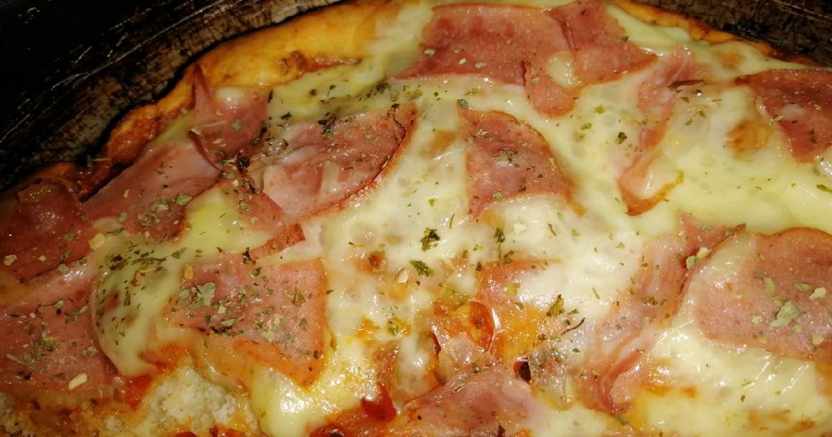 Pizza con muzza y orégano - 5 recetas caseras- Cookpad