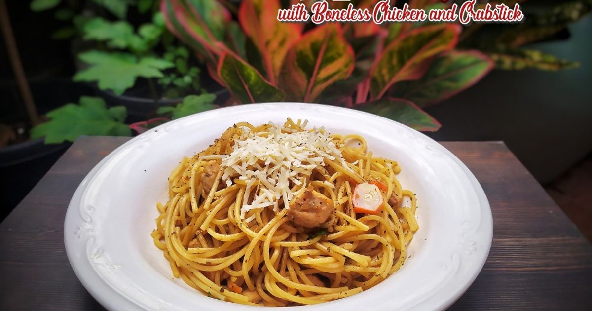 Resep soy sauce spaghetti rumahan enak dan mudah - Cookpad