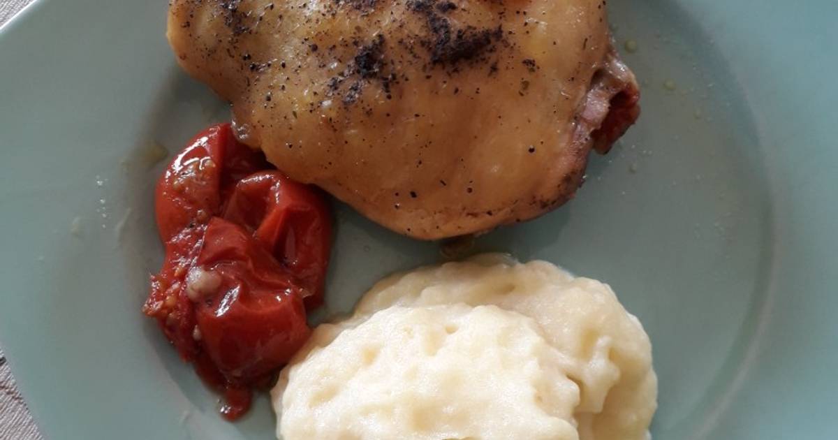 Párolt csirkecomb | Melinda Balint receptje - Cookpad receptek