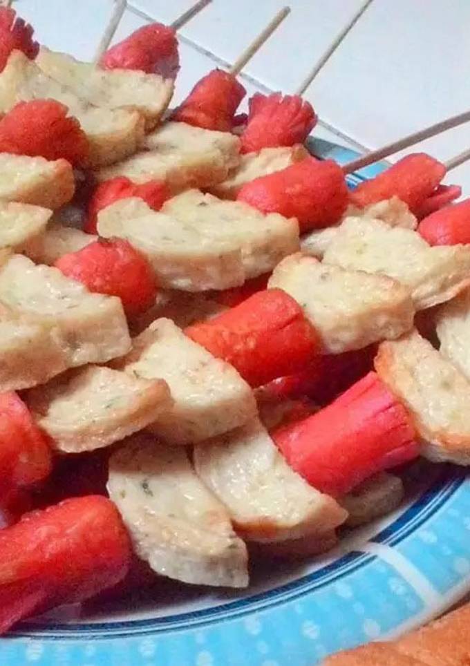Resep Sate Sosis Merah Putih oleh Eni Arunika - Cookpad