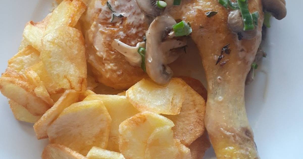 Pollo al champignon - 5.374 recetas caseras- Cookpad