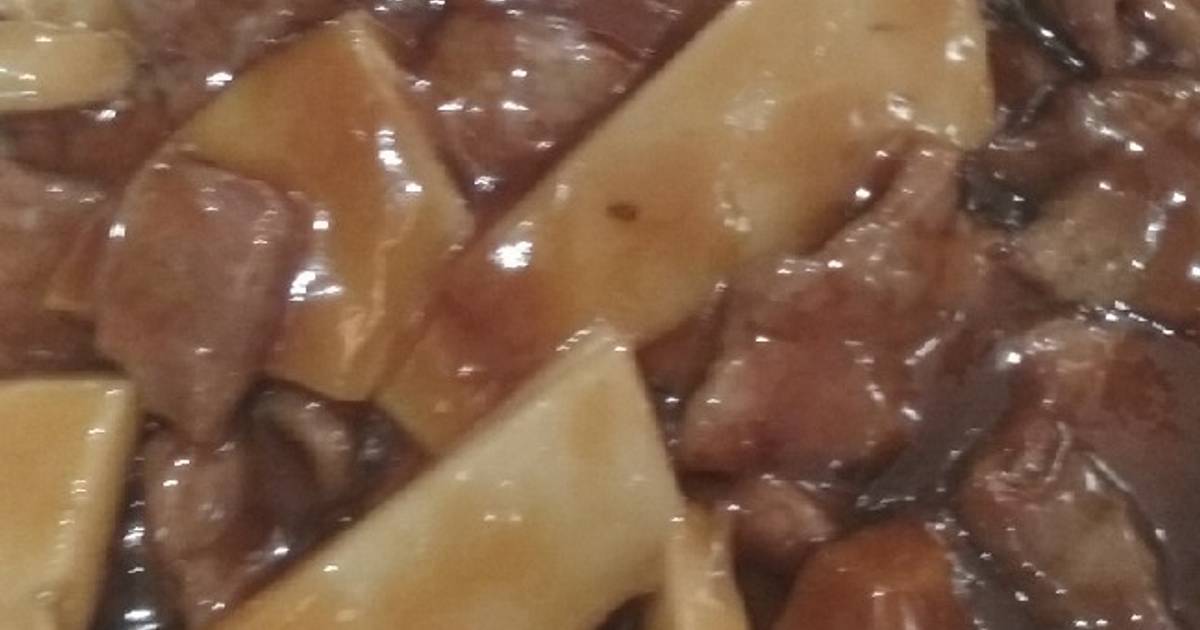 Ternera con setas y bambú y setas chinas Receta de Ilea nur- Cookpad
