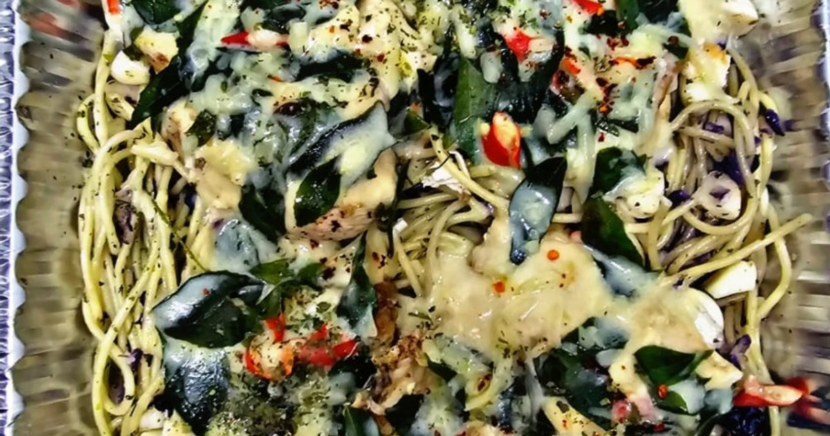 Resipi Salted Egg Chicken Pasta oleh Captain Shrimp Petaling Jaya - Cookpad