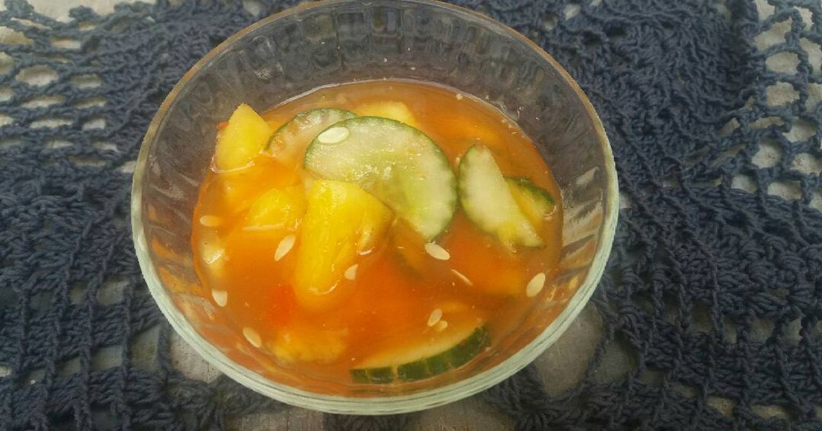 Resep Asinan Nanas & Timun oleh Ummu Ikrimah - Cookpad