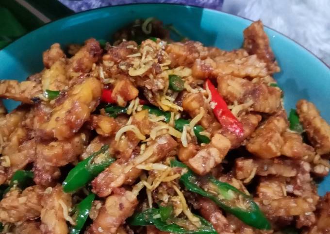 Resep Tempe oreg kering oleh Yuna Febriyaning Tyas - Cookpad