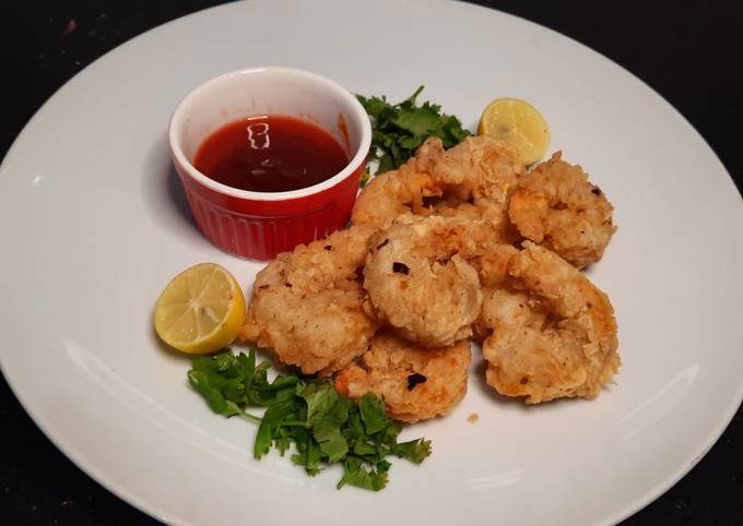Hot crunchy prawns Recipe by Humaira Saleem - Cookpad