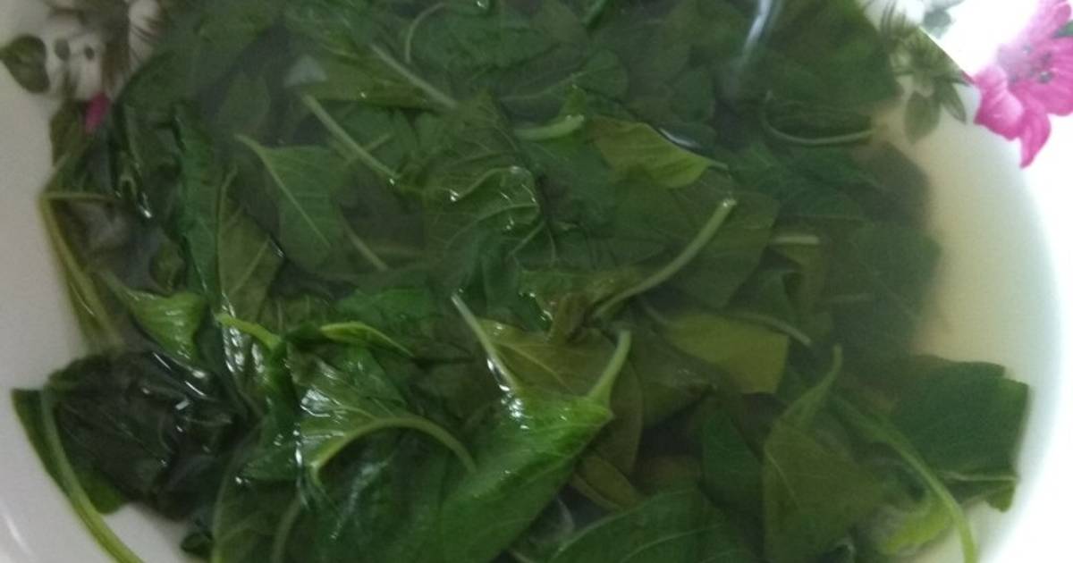 Resep Sayur bening bayem oleh Generika Intan - Cookpad