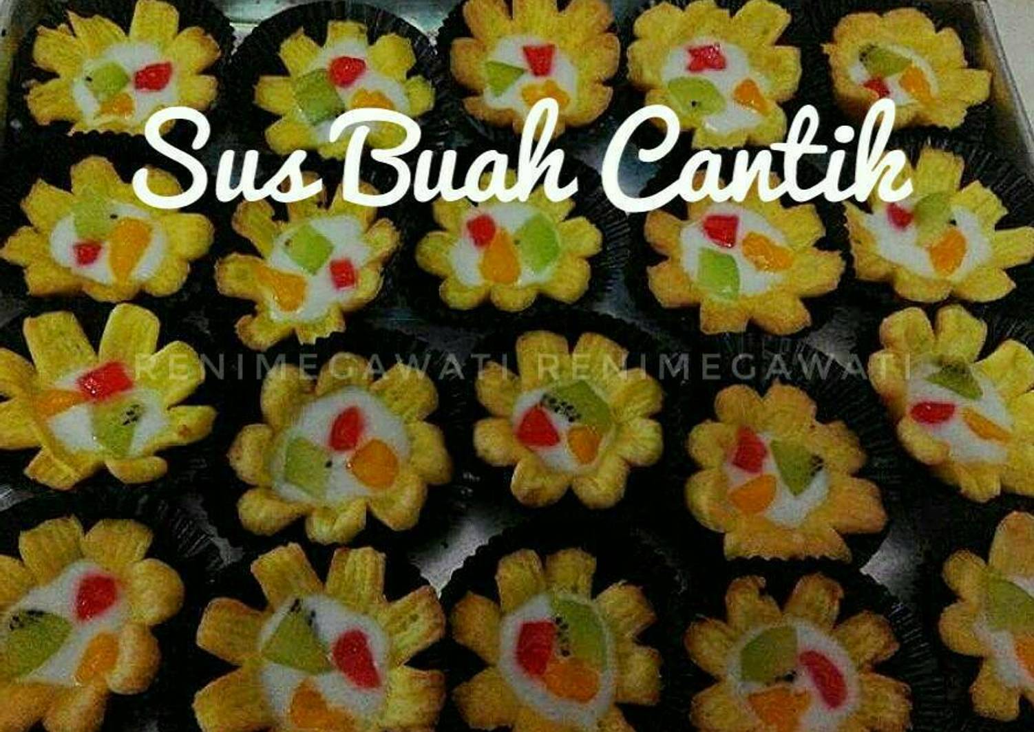 Resep Sus Buah Cantik oleh Reni Megawati - Cookpad
