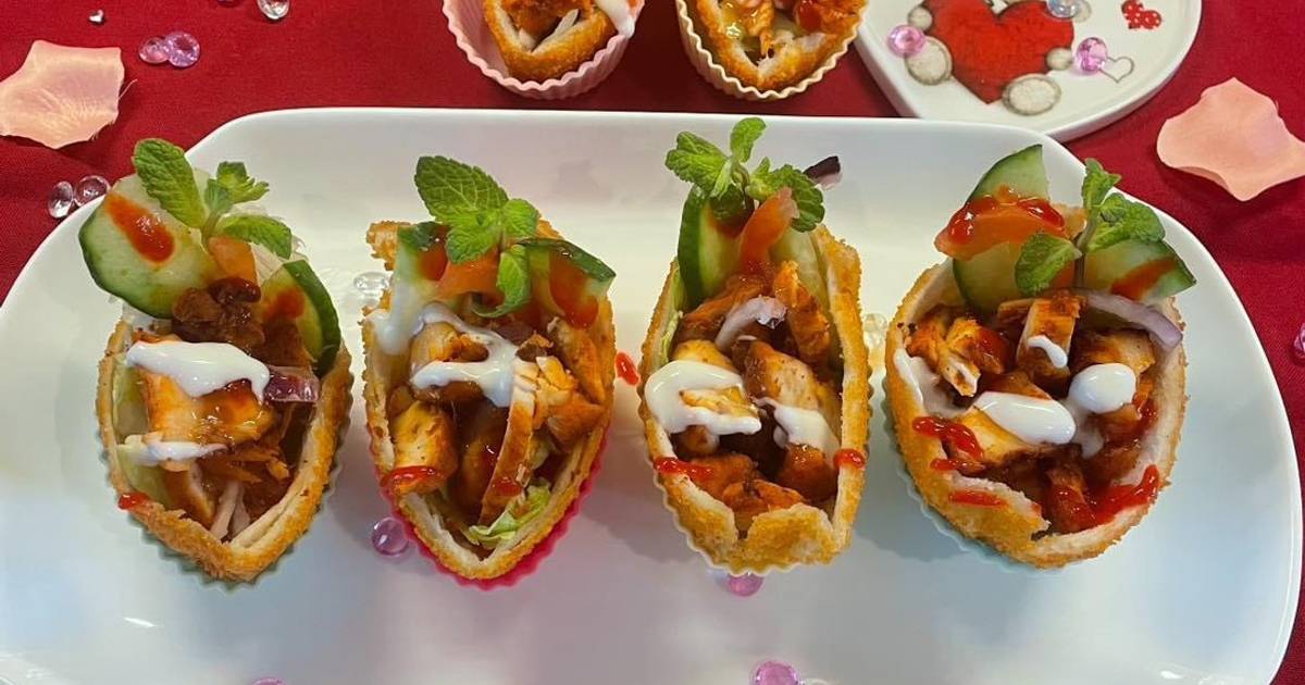 CHICKEN BREAD POCKETS: Recipe by Lubna’s Kitchen - Cookpad