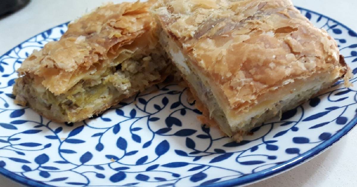 Πρασοκιμαδόπιτα συνταγή από τον/την Κατερινα Μ. - Cookpad