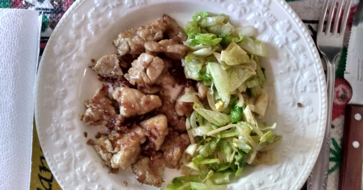 Molleja Salteada Con Cebolla Y Ajo Receta de Memo de Vernazza