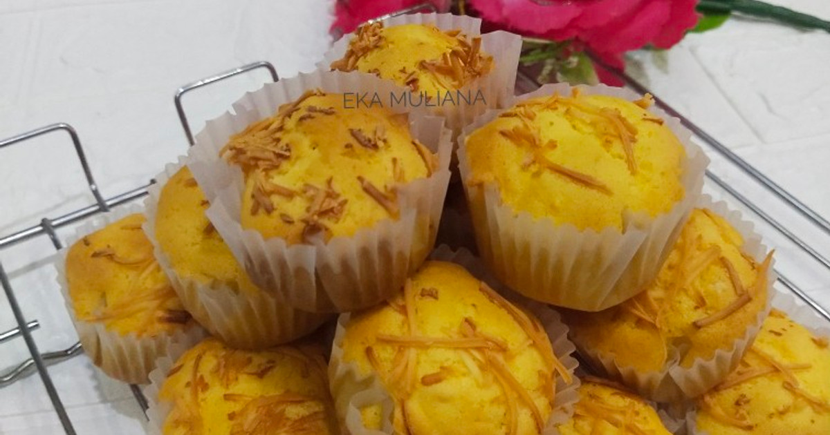 Resep Bolu Tape Keju Mini oleh eka muliana - Cookpad