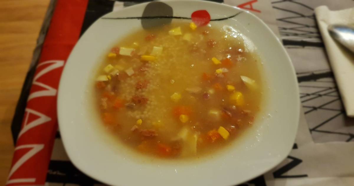 Sopa de picadillo receta de la abuela - 6 recetas caseras- Cookpad