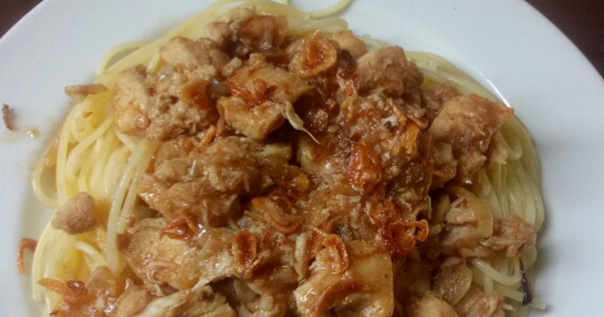 Resep Spaghetti Ayam Saus Tiram oleh Oggi Dian Anggraeni - Cookpad