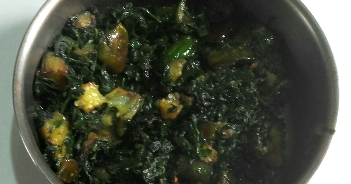 Methi Saag Recipe by Debalina Mukherjee - Cookpad