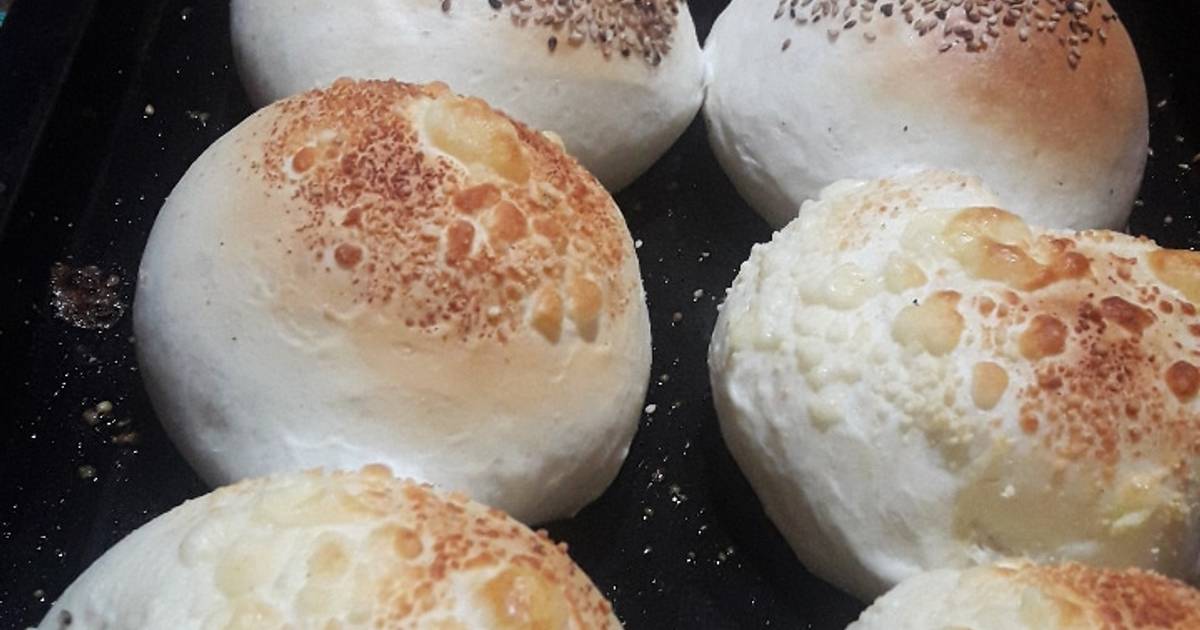 Panes de hamburguesas con queso y semilla Receta de Rodrigo leguizamon ...