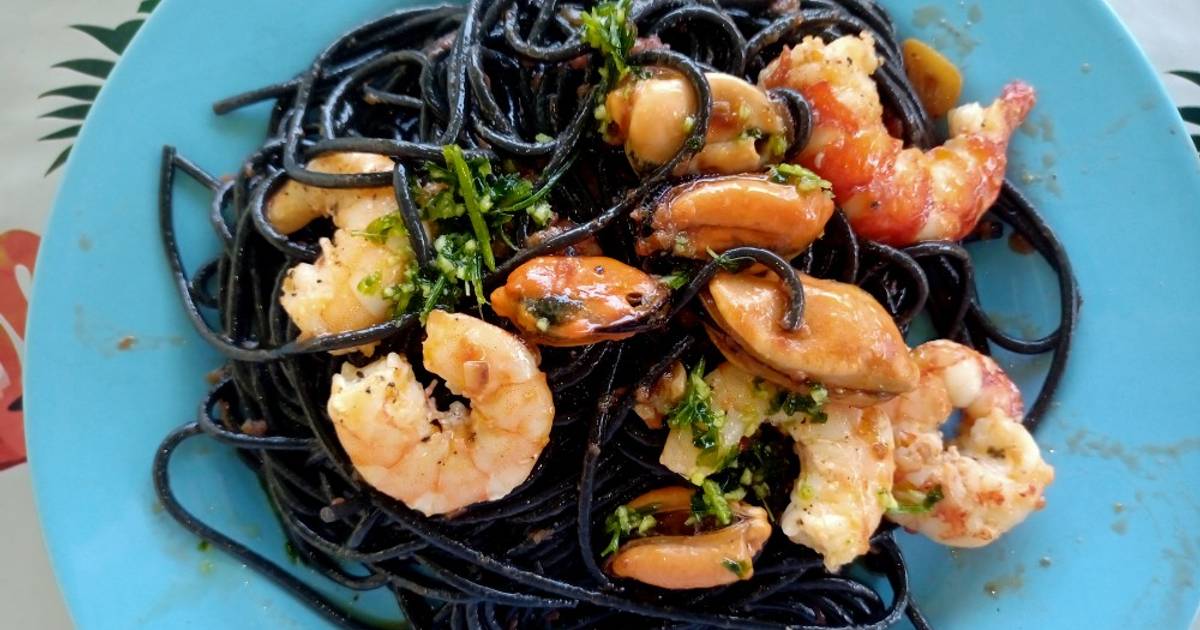 Spaghetti negro - 717 recetas caseras- Cookpad
