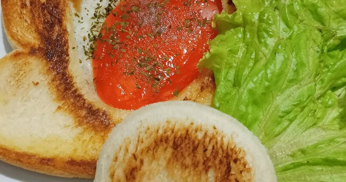 Resep 860. Sunset Toast 🌒 / Roti Panggang Senja oleh Devin - Cookpad