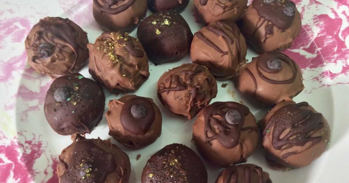 Bombones De Chocolate Y Galletas Caseros🍫🍪 Receta de María José MR 👨‍👩‍👧
