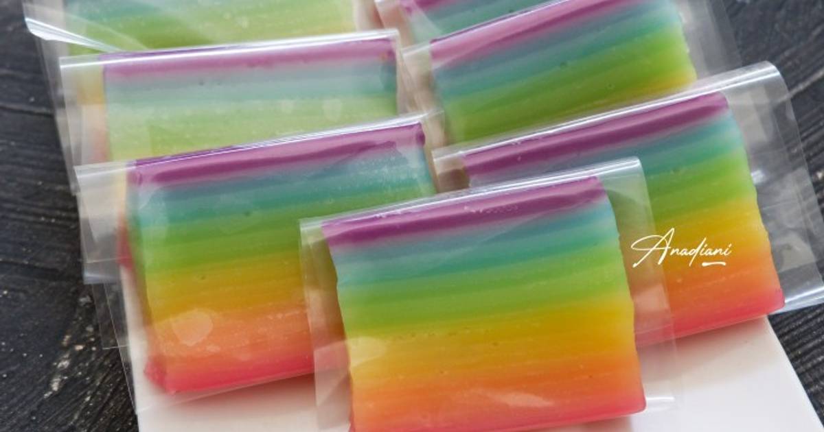 Resep Kue lapis sagu rainbow oleh Safs Oemar (Ana) - Cookpad