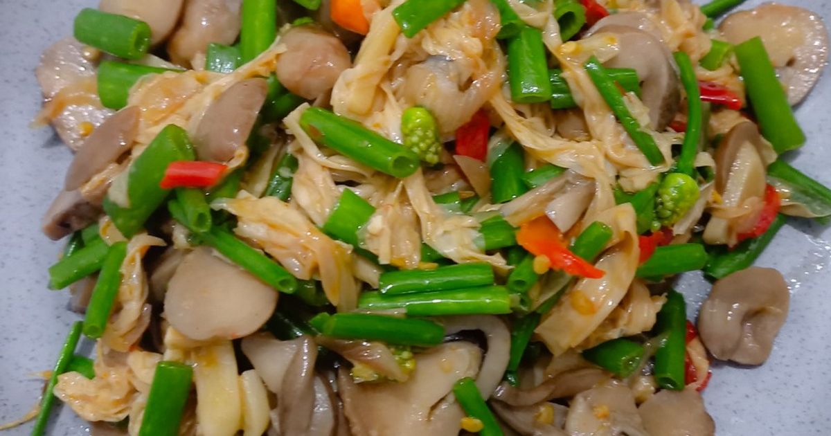 Resep kucai jamur champignon rumahan enak dan mudah - Cookpad