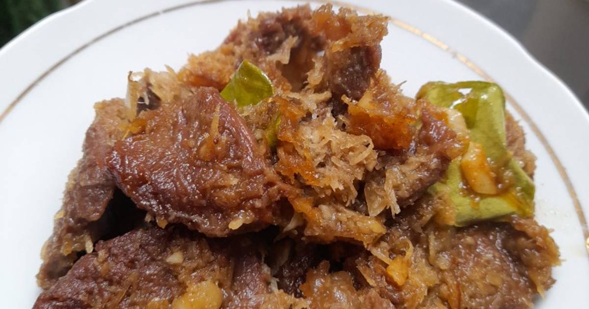 35 resep gepuk daging sapi kelapa serundeng enak dan mudah - Cookpad